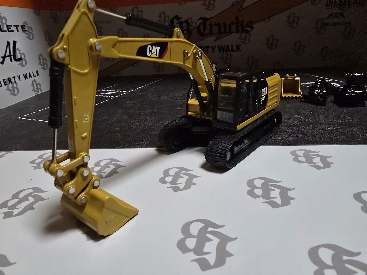【目立った傷や汚れなし】ダイキャストマスター 1/64 ハイブリッドコレクションシリーズ CAT 320F L 油圧ショベル (現状渡し)の ...