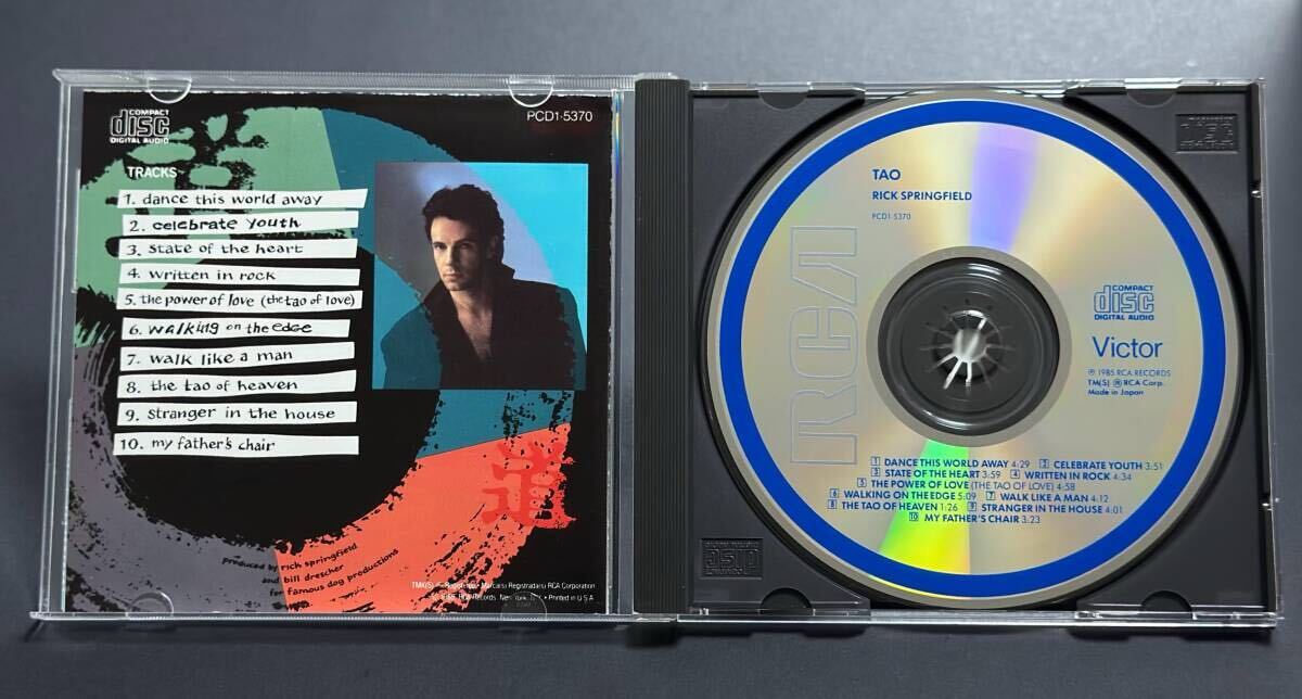 【目立った傷や汚れなし】【PCD15370/Japan Export】リック・スプリングフィールド/TAO 道 RCA Victor Rick ...