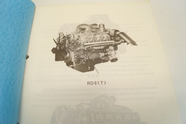 【中古】 稀少本 洋書 RD ENGINE RD8 RD10 RD8T 日産 UD ディーゼル エンジン ニッサン NISSAN テキスト ...
