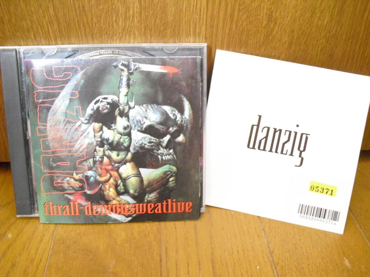 7曲CD ダンジグ 背信 ダンジグ・ライヴ DANZIG THRALL DEMON SWEAT LIVE/ ミスフィッツ MISFITSの落札 ...