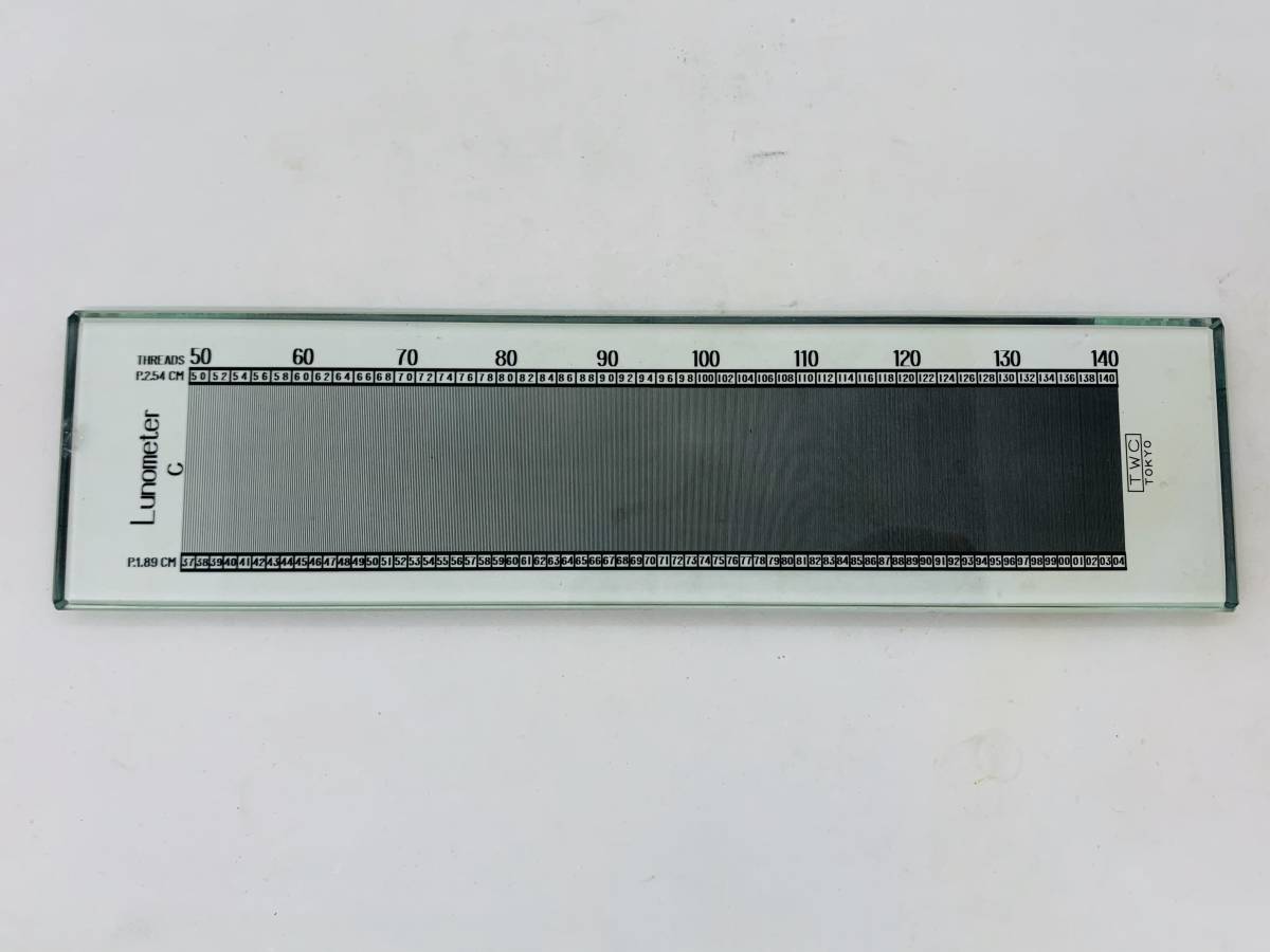 TWC TOKYO★織物密度測定器 Lunometer ルノメーター C 測定範囲50~140本 測定器 ゲージ の落札情報詳細 ...