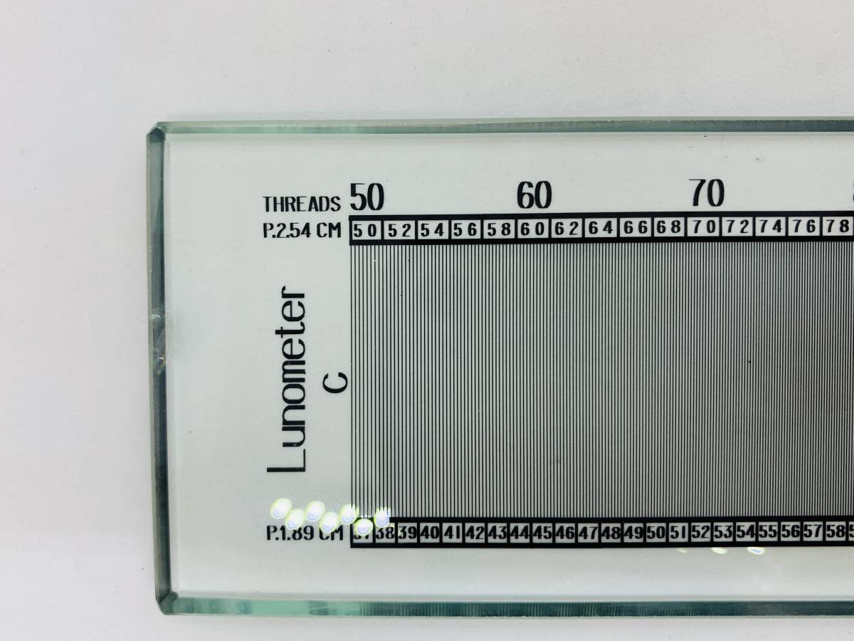 TWC TOKYO★織物密度測定器 Lunometer ルノメーター C 測定範囲50~140本 測定器 ゲージ の落札情報詳細 ...
