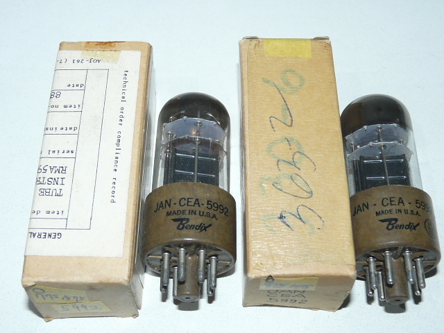 Bendix ベンディックス JAN CEA 5992 (6V6) 真空管 2本セット の落札情報詳細| ヤフオク落札価格情報 オークフリー