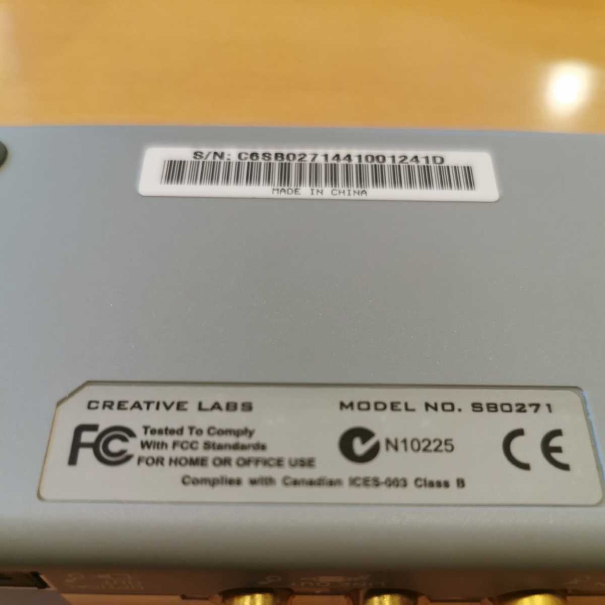 CREATIVE USBサウンドブラスター SB0271 Sound BLASTER 本体のみの落札情報詳細 - ヤフオク落札価格検索 オークフリー