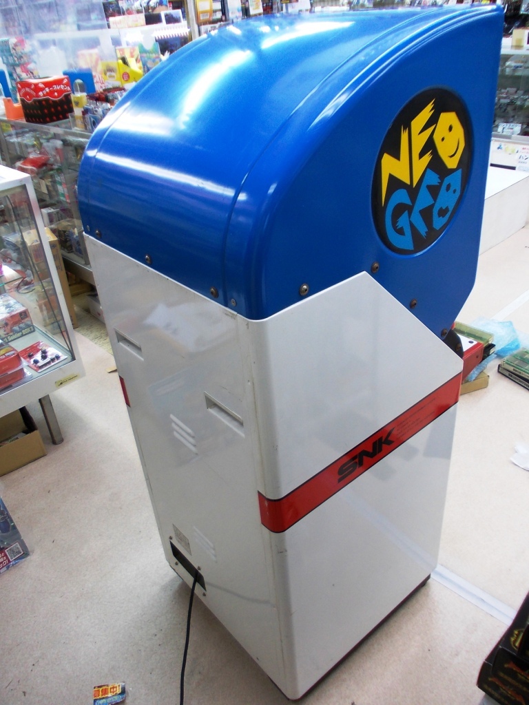 希少☆当時物 ☆SNK ネオジオ 筐体☆ MVS SC14型-2 NEO GEO MVS SNK 動作品 ROMカセット 4本付 即決 正規品 ...