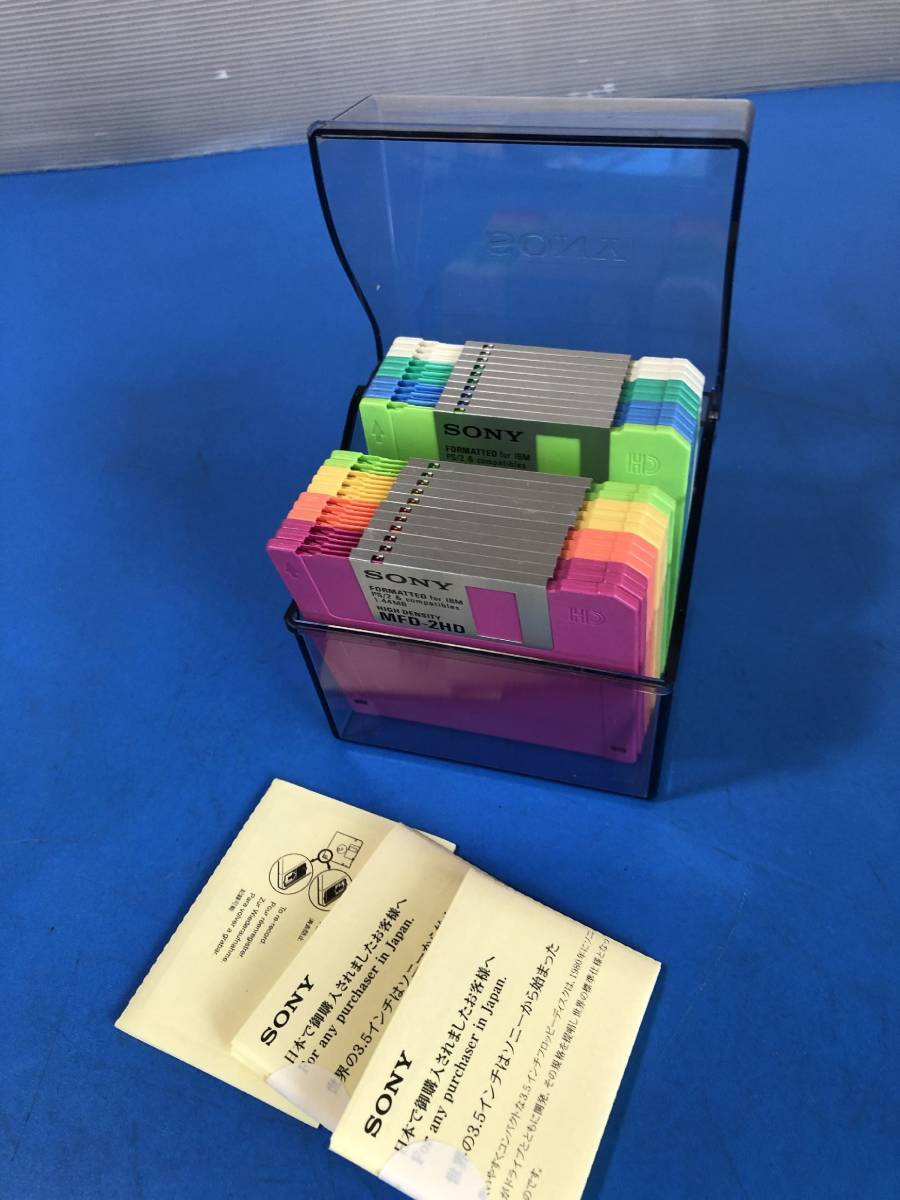 [ER]SONY MFD-2HD 3.5インチ 1.44MB フロッピー 21枚の落札情報詳細 - Yahoo!オークション落札価格検索 オークフリー