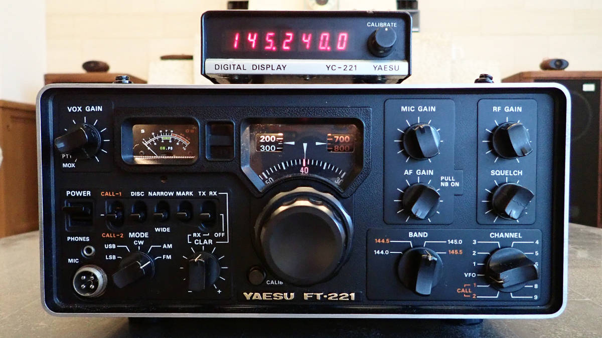 【YAESU】八重洲無線 FT-221 YC-221 144MHz オールモード for Parts or Repairの落札情報詳細 ...
