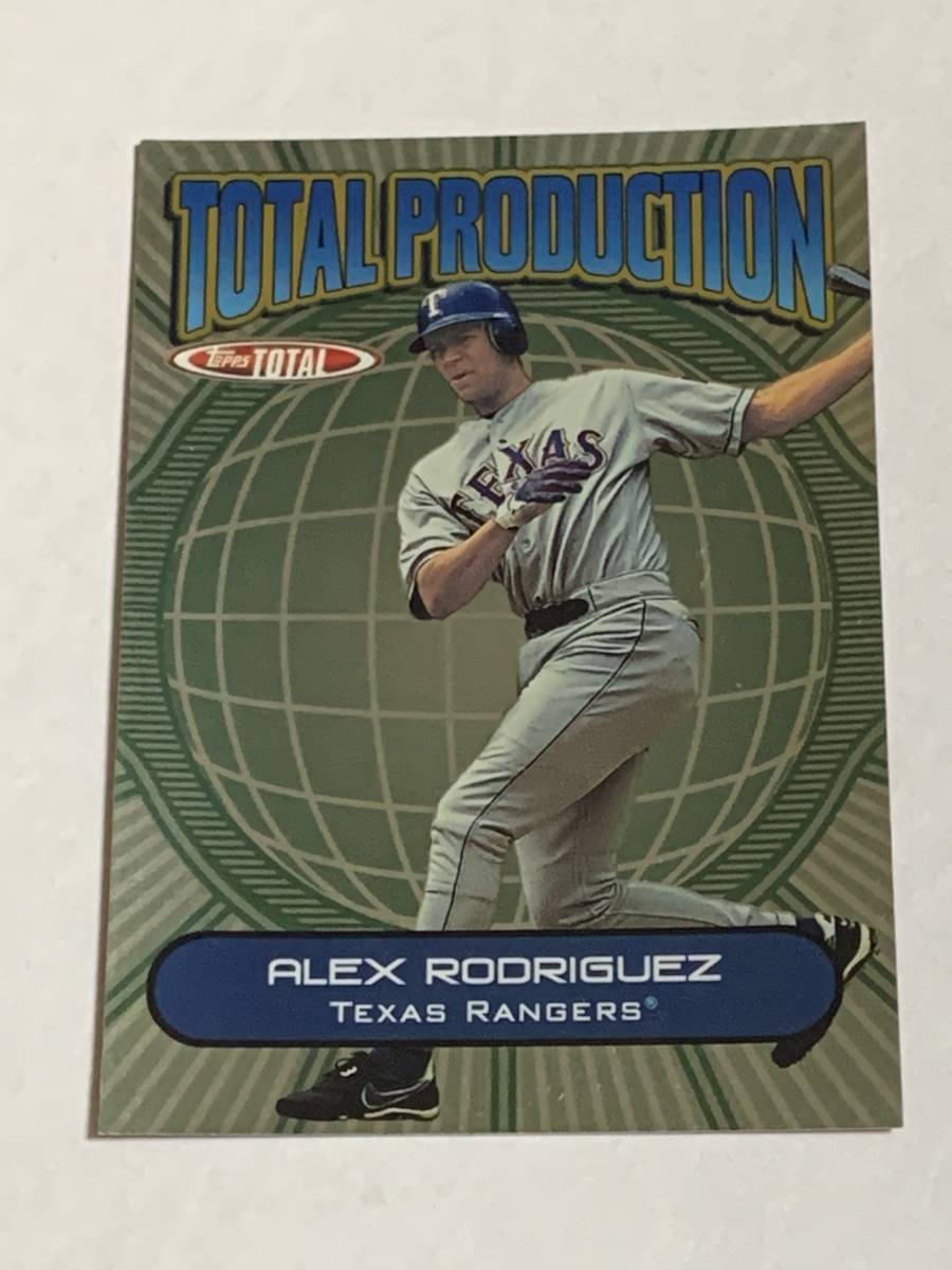 【目立った傷や汚れなし （詳細）】ALEX RODRIGUEZ 2002 TOPPS TOTAL PRODUCTIONS INSERT ...