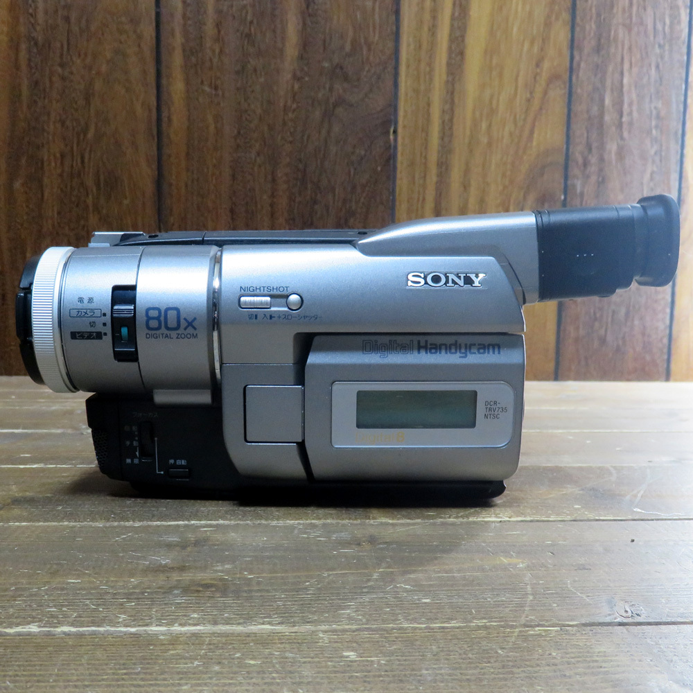 41％割引グレイ系超可爱 動作品 SONY Video8 Handycam DCR-TRV735 ビデオカメラ カメラグレイ系-OTA.ON ...