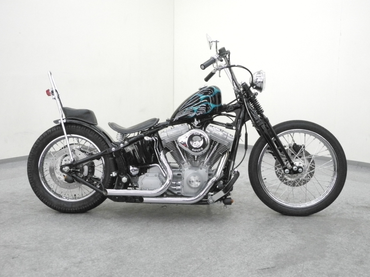 ハーレーダビッドソン FXST ソフテイルスタンダード 【動画有】ローン可 車検残有 2022年4月まで フルカスタム 美車 売り切りの落札 ...