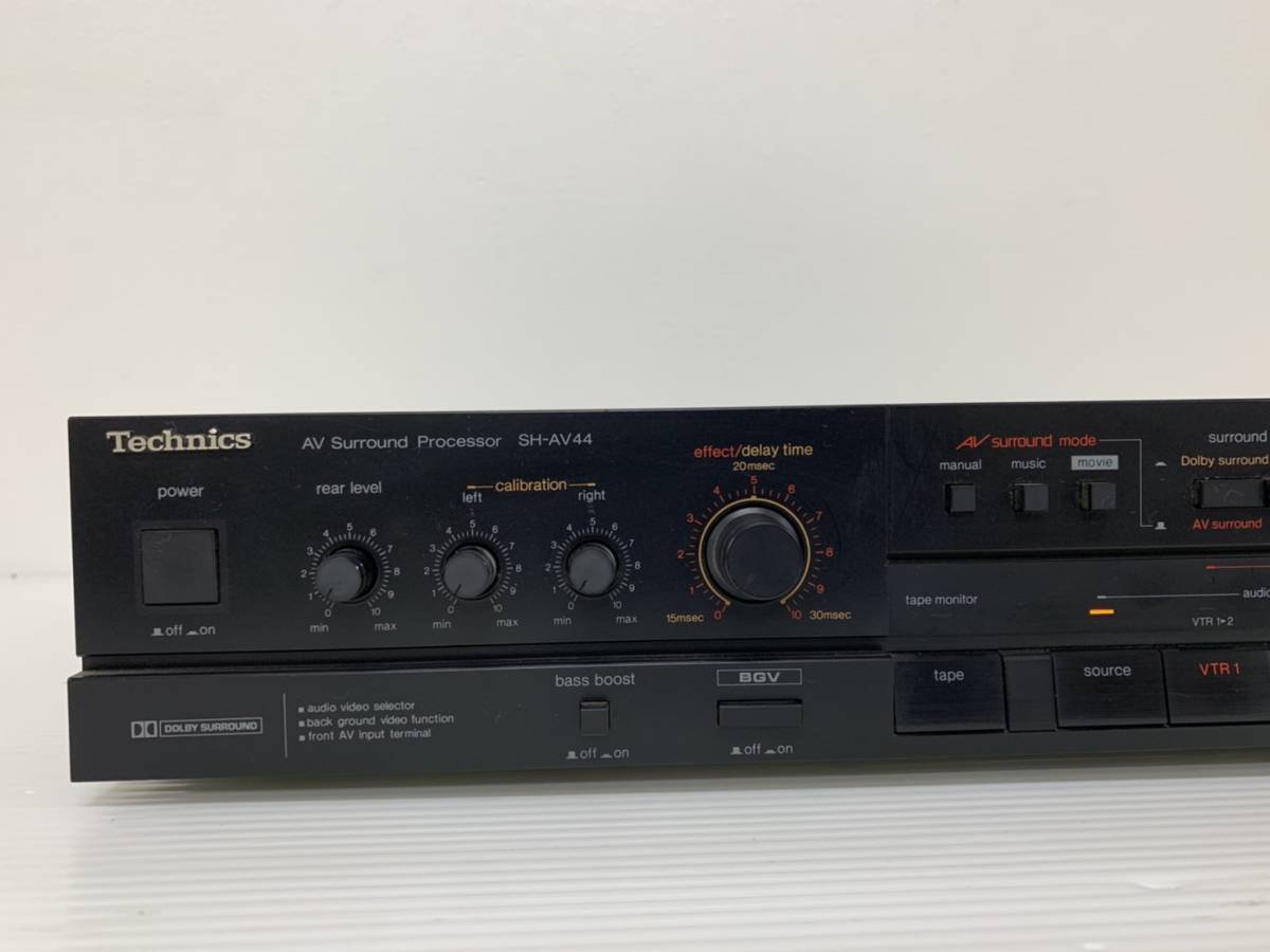 Technics SH-AV44 AVサラウンドプロセッサ 中古品 写真が全ての落札情報詳細 - ヤフオク落札価格検索 オークフリー
