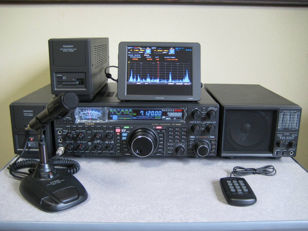 ≪メーカー点検整備済≫ YAESU 八重洲無線 HF/50MHz 200W トランシーバー FT2000D SP-2000 MDU-2000 MTU-80/40 MD-100A8X 他の落札 ...