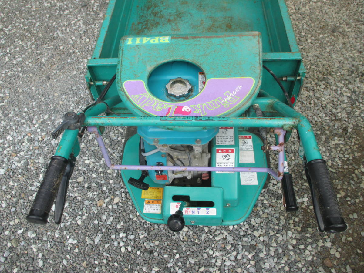 筑水キャニコム 運搬車 ピンクレディー BP411 積載量250kg クローラー式運搬機 の落札情報詳細 - Yahoo!オークション落札価格 ...