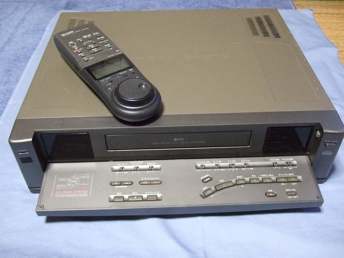 ジャンク SHARP シャープ ビデオデッキ レコーダー S-VHS VC-S720 送料込みの落札情報詳細 - Yahoo!オークション落札価格検索 オークフリー