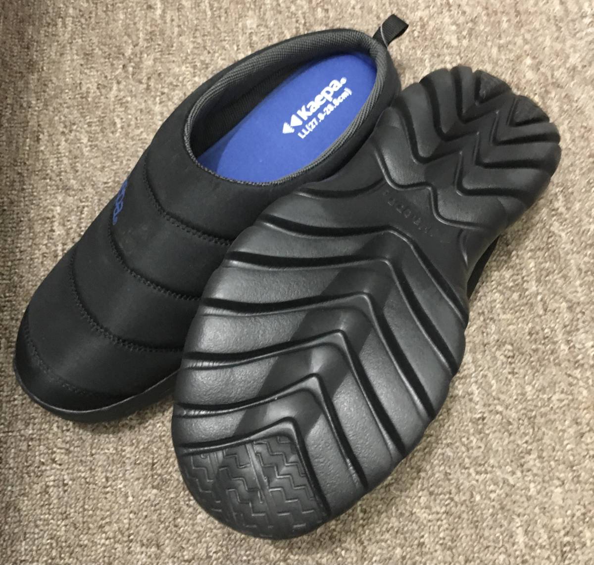 【新品】未使用 Kaepa カッパ ケイパー クロッグサンダル スニーカー LL 27.0cm～28.0cm ミュール スリッポン サボ 軽量 楽ちん タウン かかとなし の落札情報詳細 ...