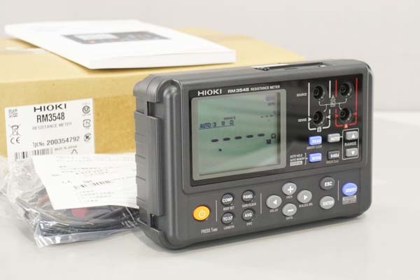 [DW]USED 2台入荷 HIOKI RM3548 RESISTANCE METER レジスタンスメーター Z2002 L2107 取扱説明 ...