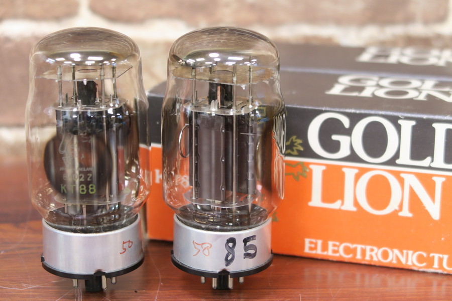 GOLDLION KT88 ペア ゴールドライオン/出力管 パワー管 真空管/#R05436の落札情報詳細 - Yahoo!オークション落札価格検索 オークフリー
