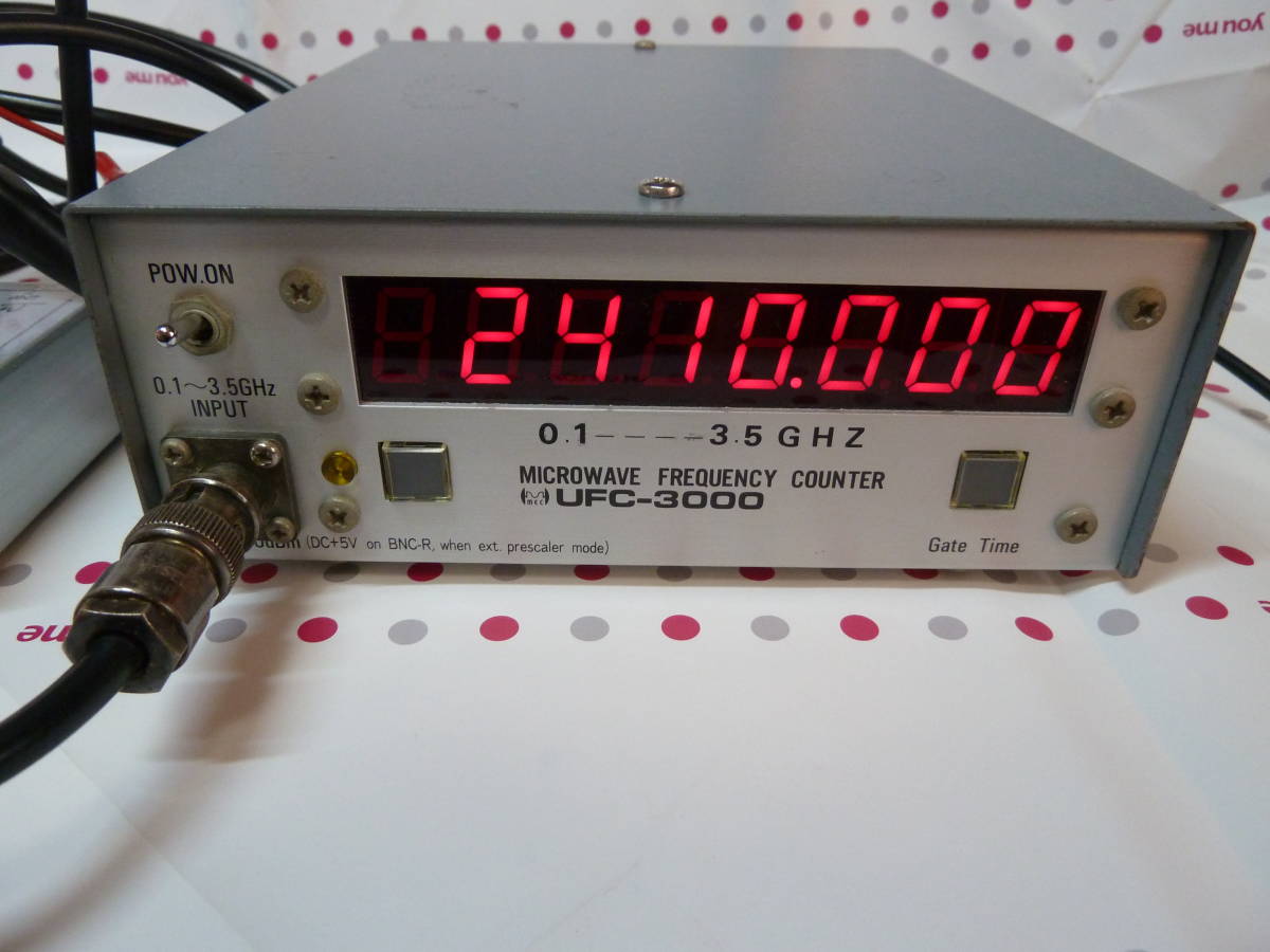 マキ電機製 マイクロウェーブ周波数カウンター（UFC-3000） の落札情報詳細 - ヤフオク落札価格検索 オークフリー