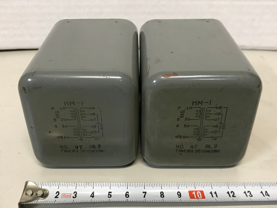 TAMURA HM-1 5K:6/600Ω シングル用に ペアー の落札情報詳細 - Yahoo!オークション落札価格検索 オークフリー