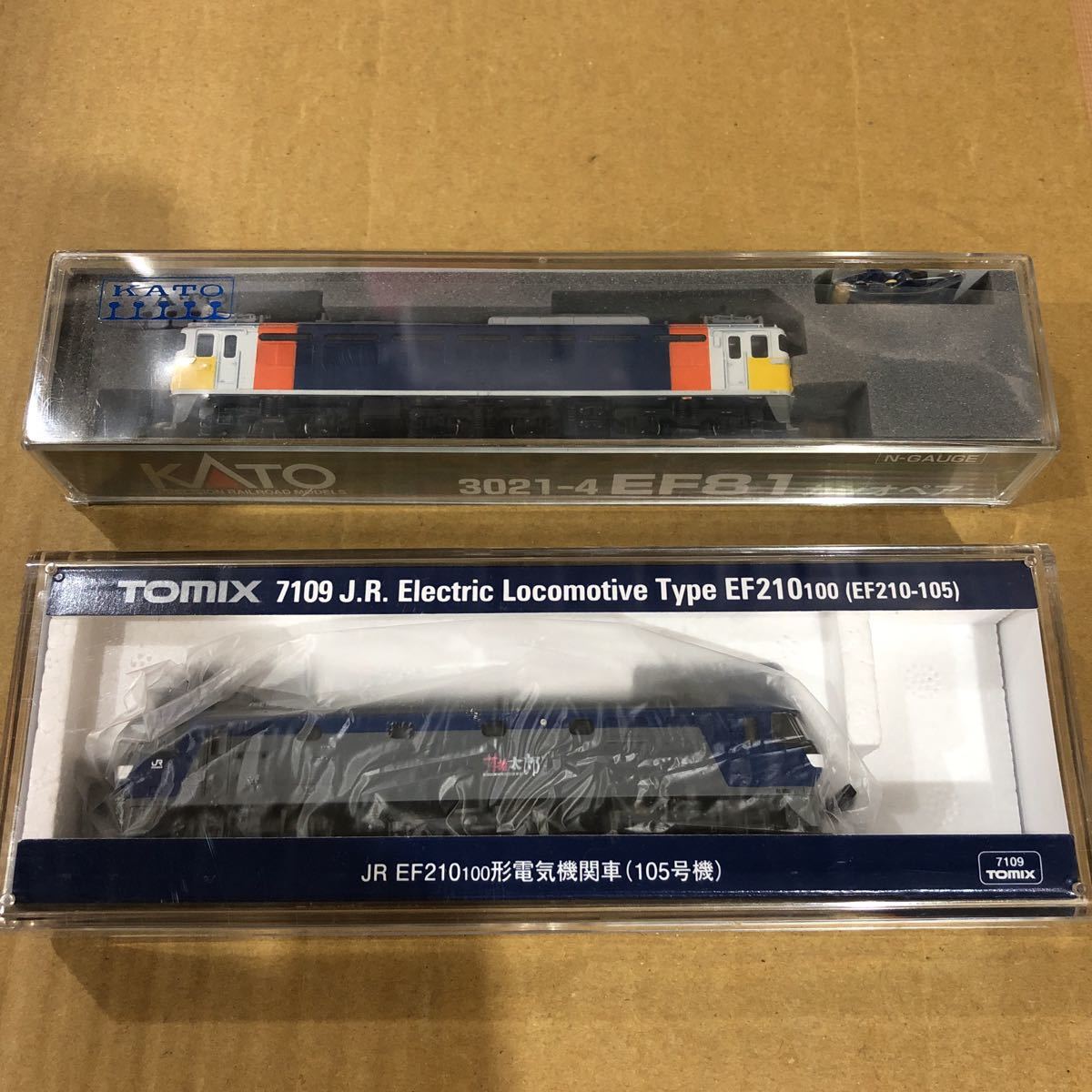美品 Nゲージ モーター車まとめ TOMIX 7109 JR EF210 100形電気機関車(105号機) & KATO 3021-4 EF81 カシオペア 鉄道模型 の落札情報詳細 ...