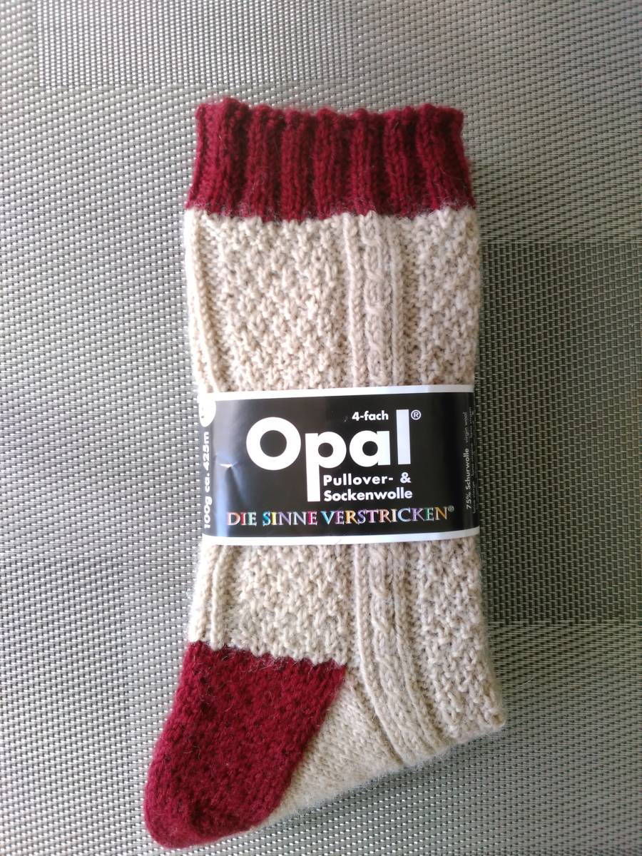 【新品】Opal uniカラー ハンドメイド 手編み靴下 ソックヤーン 模様編みソックス 登山 アウトドア 毛糸の靴下 女性22~24cm オパール 冷えとり の落札情報詳細| ヤフオク落札 ...