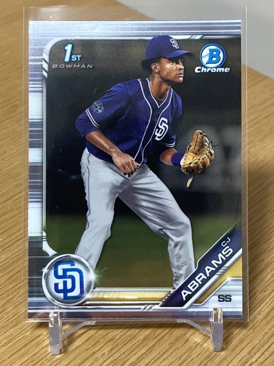 2019 Bowman Chrome Draft 《CJ ABRAMS》BDC-85 Padres トッププロスペクト 全体8位 Toppsの落札情報詳細 - ヤフオク落札価格検索 オークフリー
