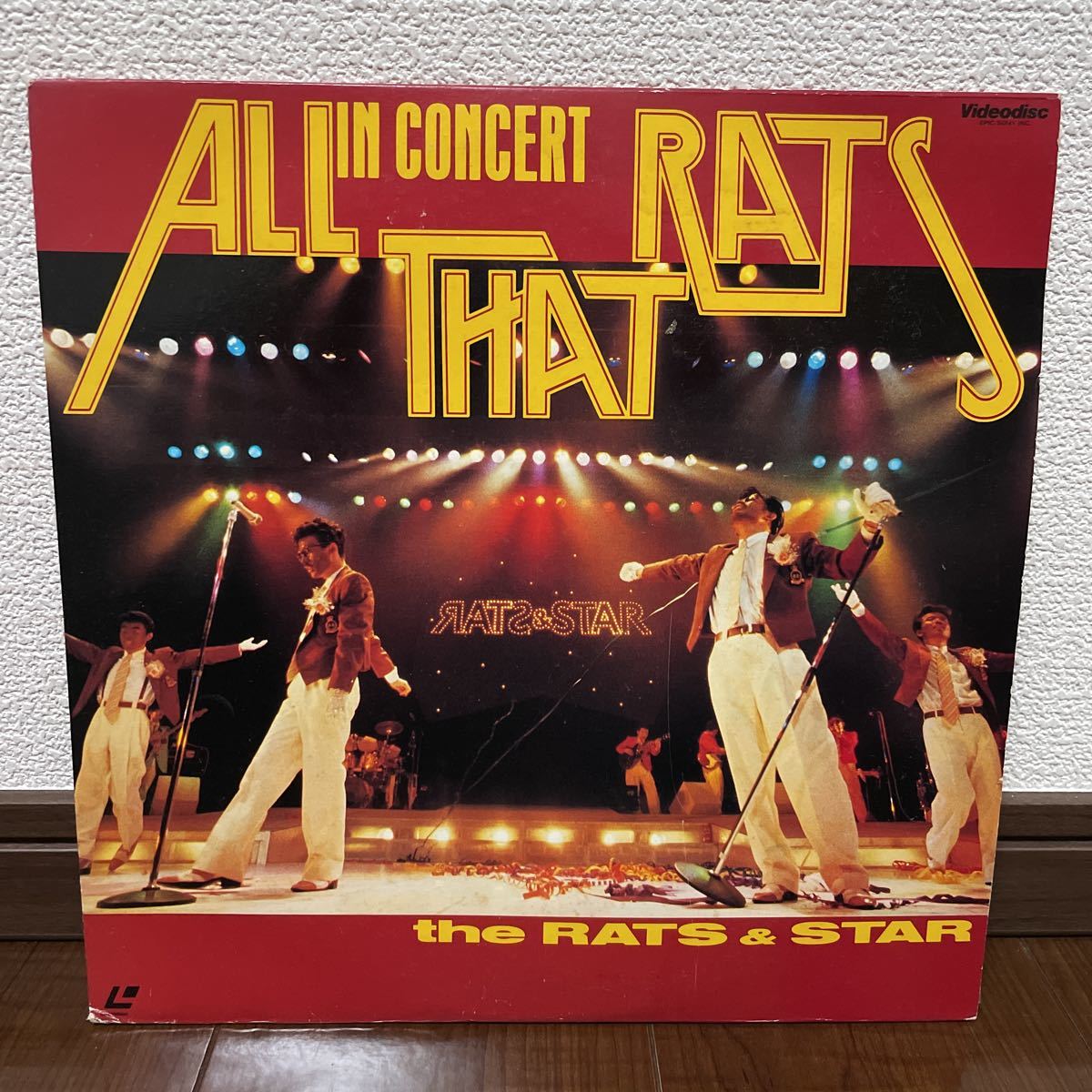 送料無料 昭和レトロ LD レーザーディスク RATS ＆ STAR ラッツ&スター ALL THAT RATSの落札情報詳細 - ヤフオク ...
