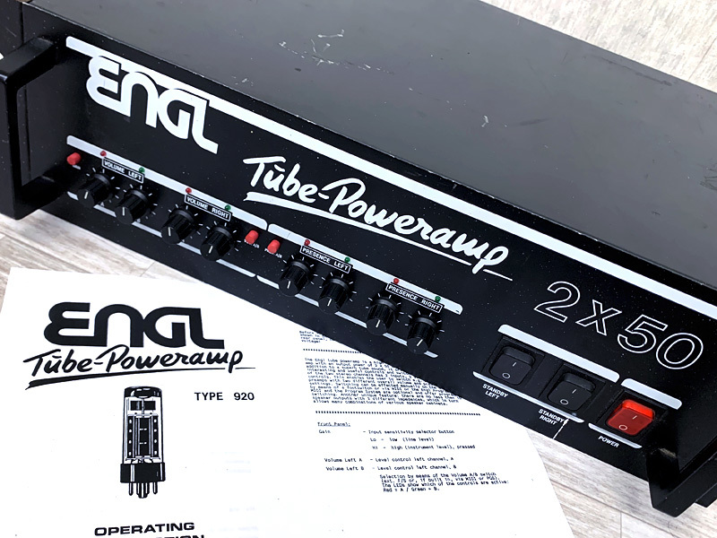 ENGL TYPE 920 Tube Poweramp パワーアンプ 真空管 エングル の落札情報詳細 - Yahoo!オークション落札価格 ...