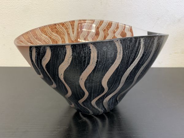 G851-I27-560 kosta boda コスタボダ トンガコレクション モニカ・バックストローム ガラス 深ボウル 洋食器 サイズ 28×22×17cm ②の落札情報詳細 ...