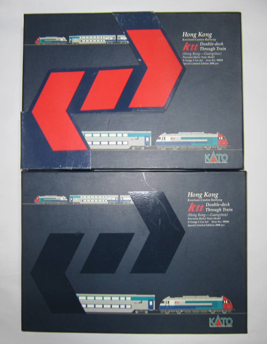 KATO HONGKONG KTT DOUBLE-DECK THROUGH TRAIN 香港 ダブルデッカートレイン 99044 10両フル ...