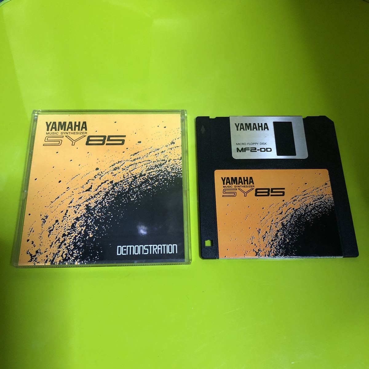 YAMAHA/ヤマハ SY85 シンセサイザー用 FD MF2-DD デモンストレーション フロッピーディスク 未チェックのジャンク扱い の ...
