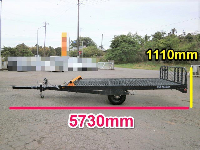 茨城 冨士トレーラー ジャンボトレーラー GC-354D 最大積載重量3.5t ショックダンパー シーソー式 ダブルタイヤ 極上の落札情報詳細 - Yahoo!オークション落札価格検索 オークフリー