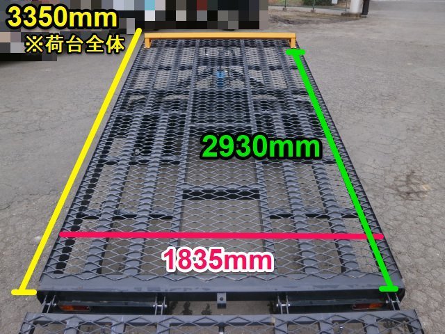 茨城 冨士トレーラー ジャンボトレーラー GC-354D 最大積載重量3.5t ショックダンパー シーソー式 ダブルタイヤ 極上の落札情報詳細 - Yahoo!オークション落札価格検索 オークフリー