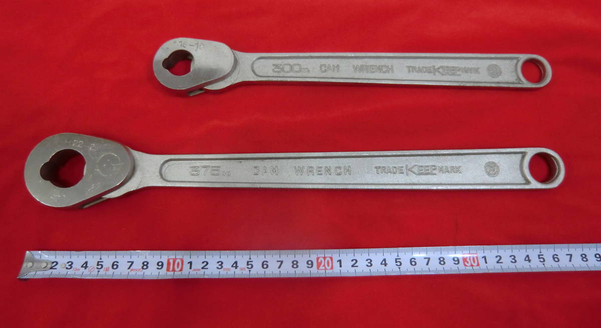 M1 KTC 京都機械工具 カムレンチ CAM WRENCH 300mm/375mm 2本セット KTCロゴ 二重丸京の落札情報詳細 - Yahoo!オークション落札価格検索 オークフリー