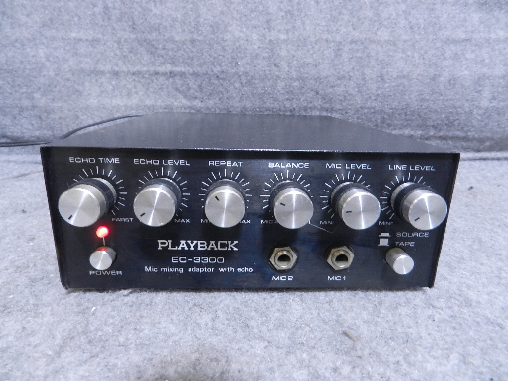 中央電子音響 PLAYBACK マイクミキシング テープエコー EC-3300 ジャンクの落札情報詳細 - Yahoo!オークション落札価格検索 オークフリー
