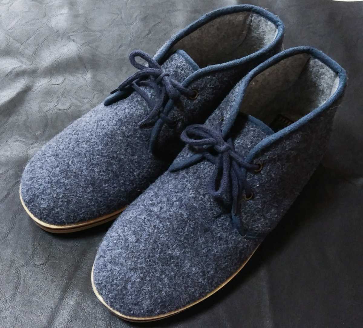 【未使用に近い】美品 HIELO チャッカスニーカー フェルト チャッカブーツ Clarks VANS moonstar CONVERSE の ...